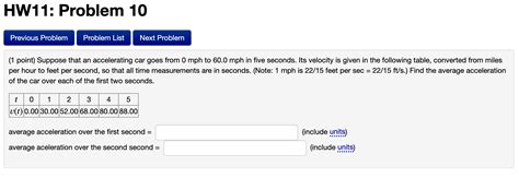 solved hw11 problem 10 previous problem problem list next