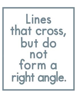 Types Of Lines By Mrs Willems TPT