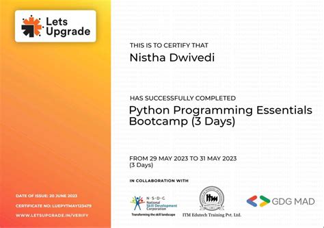 Nistha Dwivedi On Linkedin Letsupgrade Learning Language Python Letsupgrade Share