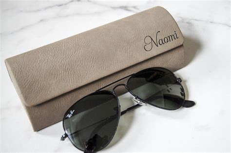 Personalized Sunglasses Case Customized Eyeglass Case Laser Engraved