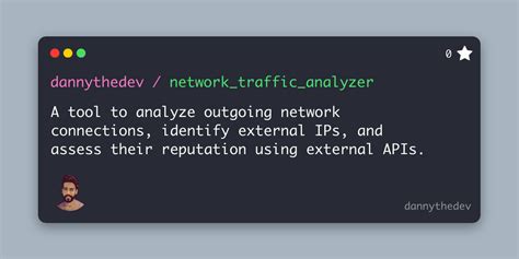 Github Dannythedevnetworktrafficanalyzer A Tool To Analyze