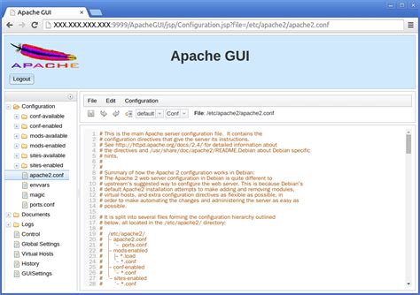 가상서버에서 Apache Gui 이용하기 1 Ubuntu 스마일서브 Idchowto닷컴