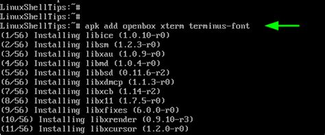 how to install openbox gui on alpine linux