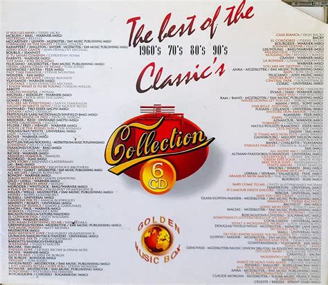 The Best Of The 1960s 70s 80s 90s Classics 6 Cd Boxset Berk Plak
