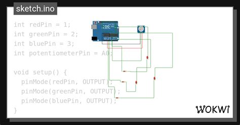 Potentiometer Wokwi Esp32 Stm32 Arduino Simulator