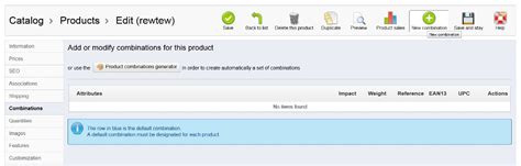 Prestashop 15x How To Set Up Attributes That Impact On Products Price Template Monster Help