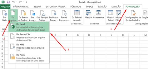 Quais são os passos necessários para utilizar o Power Query