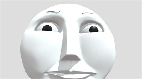 Gordon The Big Engine Neutral Face Download Free 3d Model By Gerald