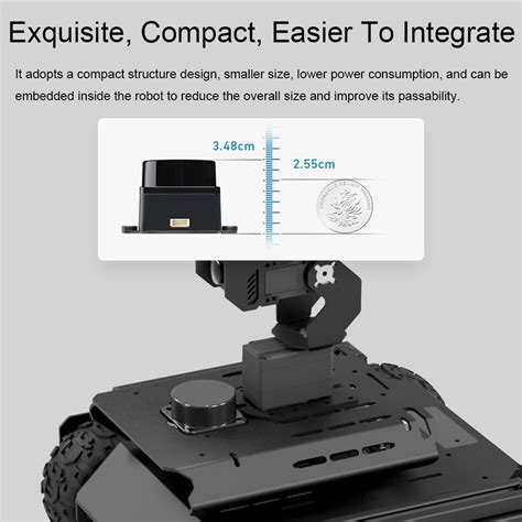 Waveshare 24782 Dtof Laser Lidar Sensor Stl27l 360 Degree Omni Directional Lidar Uart Bus