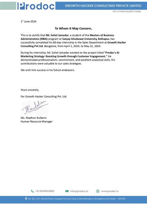 sohel jamadar on linkedin internship prodoc professionalgrowth
