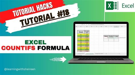 Countif Unique Method Tutorial18 Youtube