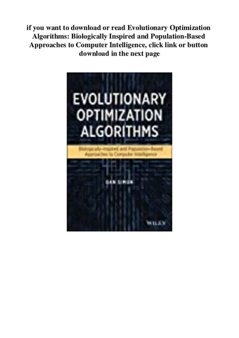 Optimization Algorithms