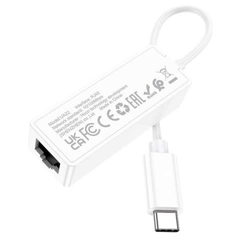 Hoco Ua22 Acquire Type C Ethernet Adapter 100 Mbps E Koutroulis