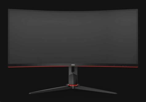 AOC Shows Off Two 34 Inch Curved Monitors With 144 Hz And FreeSync