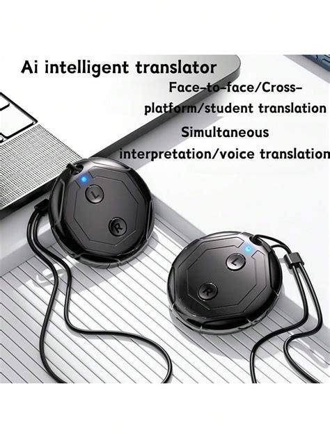 1 Piece Of Intelligent Translator Bluetooth Voice Translator Simultaneous Interpreter Artifact