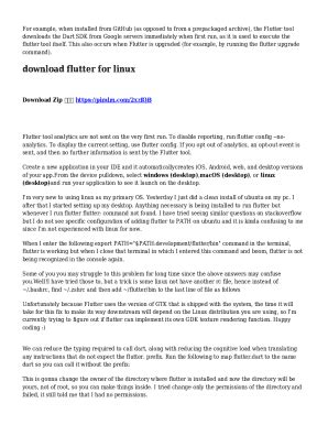 Fillable Online Why Flutter Downloads Dart Sdk When I Already Have It Fax Email Print