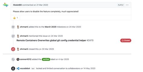 what it the exact setting to disable overwriting git credential helper config · issue 4527