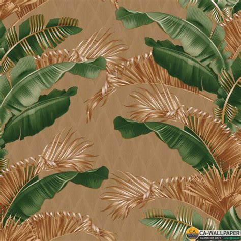 วอลเปเปอร์ลายใบไม้ต้นปาล์ม No 88458 2
