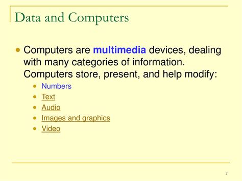 Ppt Data Representation In Computers Powerpoint Presentation Free