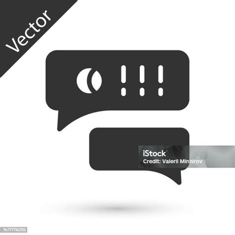 회색 말풍선은 흰색 배경에 격리된 야구 게임 아이콘에 대해 채팅합니다 메시지 아이콘입니다 통신 또는 댓글 채팅 기호입니다 벡터 0명에 대한 스톡 벡터 아트 및 기타 이미지