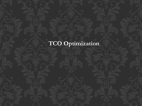 ppt tco optimization powerpoint presentation free download id 12178247