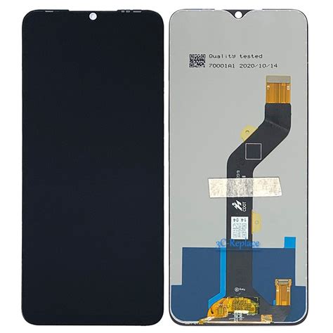 Original For Tecno Pouvoir Lc Lcd With Frame Display Touch Screen Digitizer Full Set