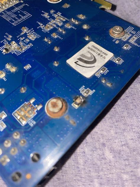 Any Idea What Cause This Gpu Capacitor To Caught Fire R Gpurepair
