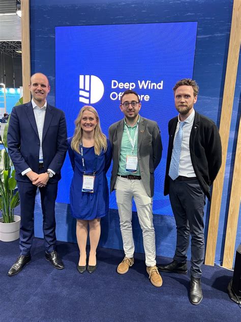 deep wind offshore on linkedin electric vibes at the deep wind offshore stand ⚡️ great interest