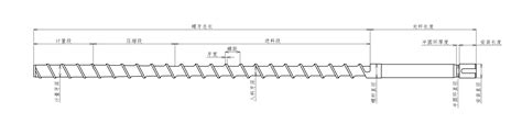 101双合金螺杆普通型 双金属PTA 海天供应 苏州柯特勒精工机械有限公司