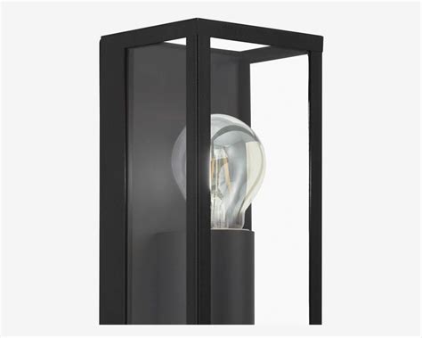 amezola væglampe 2 sort h 38cm