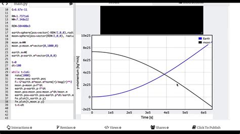 Modeling The Earth Moon System With Python Youtube