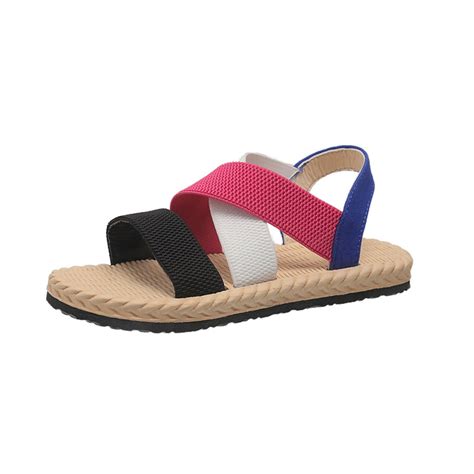 Crisscross Summer Flat Sandals For Women Beach Plus Size 2024 Gladiator