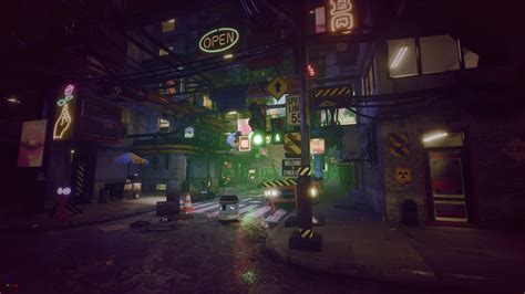 Cyberpunk Cyber City In Environments Ue Marketplace