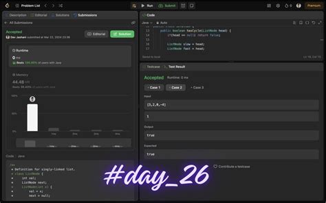 Blind 75 Hard With Linked List Cycle Dev Jashani Posted On The Topic