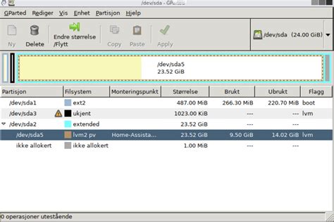 Problem Extending Partition For On Ubuntu Server Home