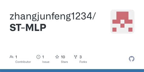 Github Zhangjunfeng1234st Mlp