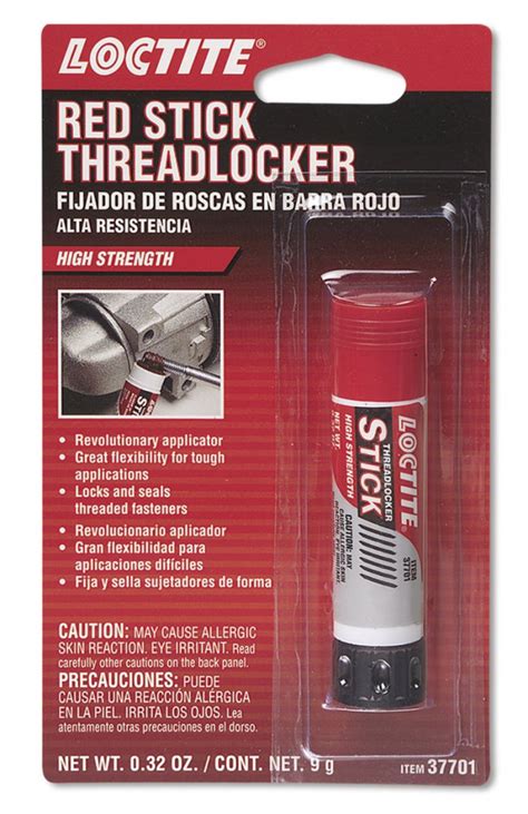 Red Threadlocker Stick High Strength 9 Gm Stick