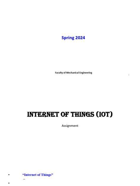 Lecture 10 Iot Assignment Pdf