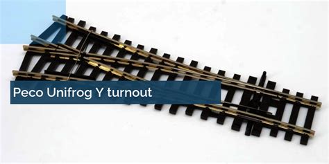 Peco Unifrog Y Turnout In Oo Gauge