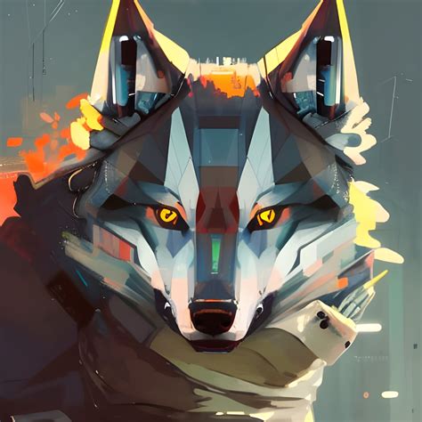 Robot Wolf Rnightcafe