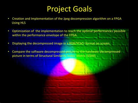 ppt jpeg decompression algorithm implementation using hls powerpoint