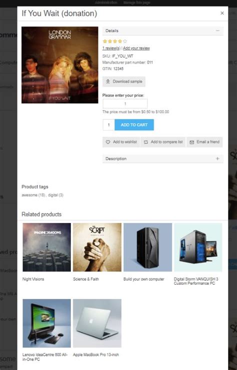 Nopcommerce Product Quick View Nopadvance