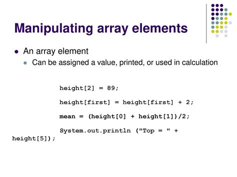 Chapter Vii Arrays Ppt Download