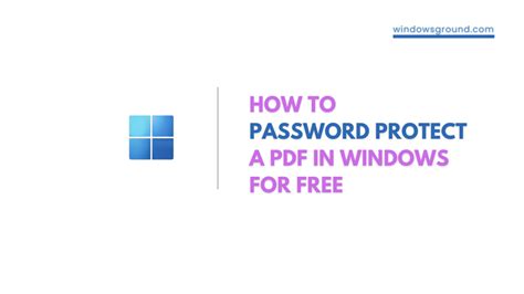 Use This Hack To Password Protect A Pdf In Windows For Free