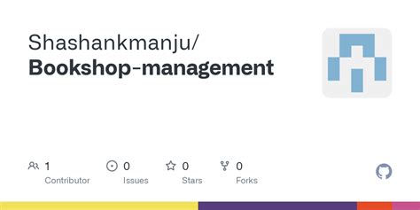 Github Shashankmanju Bookshop Management
