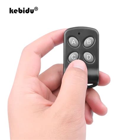 Kebidu Cloning Remote Control 433MHz Electric Copy Controller 4 Buttons Wireless Transmitter