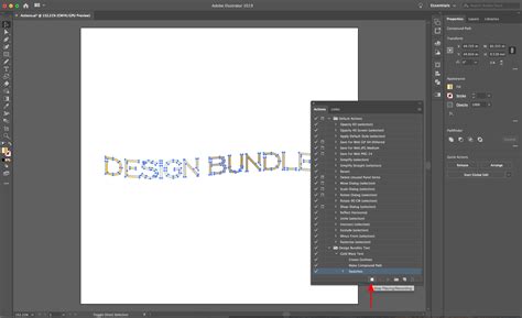 time saving tip use actions in illustrator design bundles