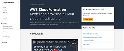 aws cloudformation sample demo cloud infra deployment