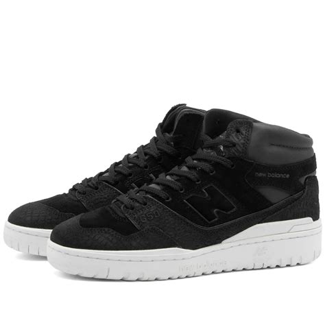 Junya Watanabe Man Mens X New Balance Embossed Bb650 Sneakers In Black Black Junya Watanabe