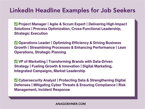 Linkedin Headline For Job Seekers How To Get Noticed By Recruiters